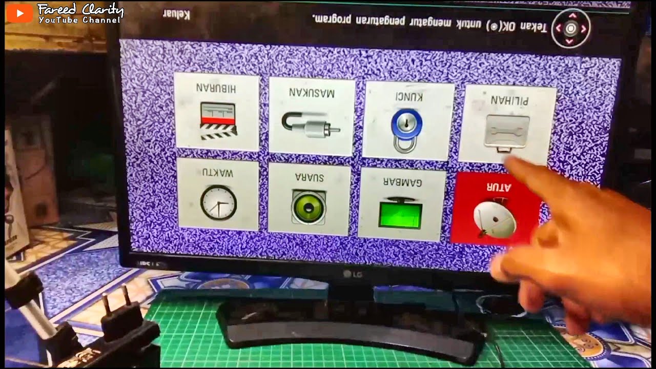 Cara Masuk Service Mode TV LG, Mengatasi Gambar Terbalik - YouTube