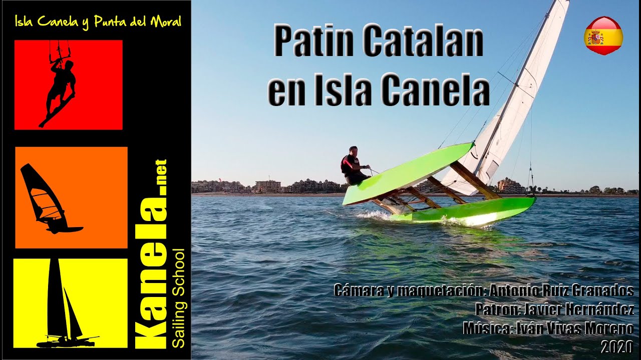 Patín catalán en Isla Canela - YouTube