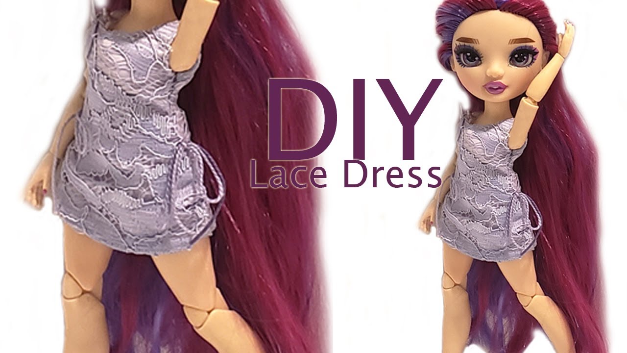 DIY A Doll Dress For Rainbow High Dolls! Free Pattern! - YouTube