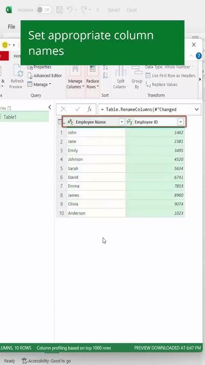 Split Column Data Easily with Power Query in Excel - YouTube