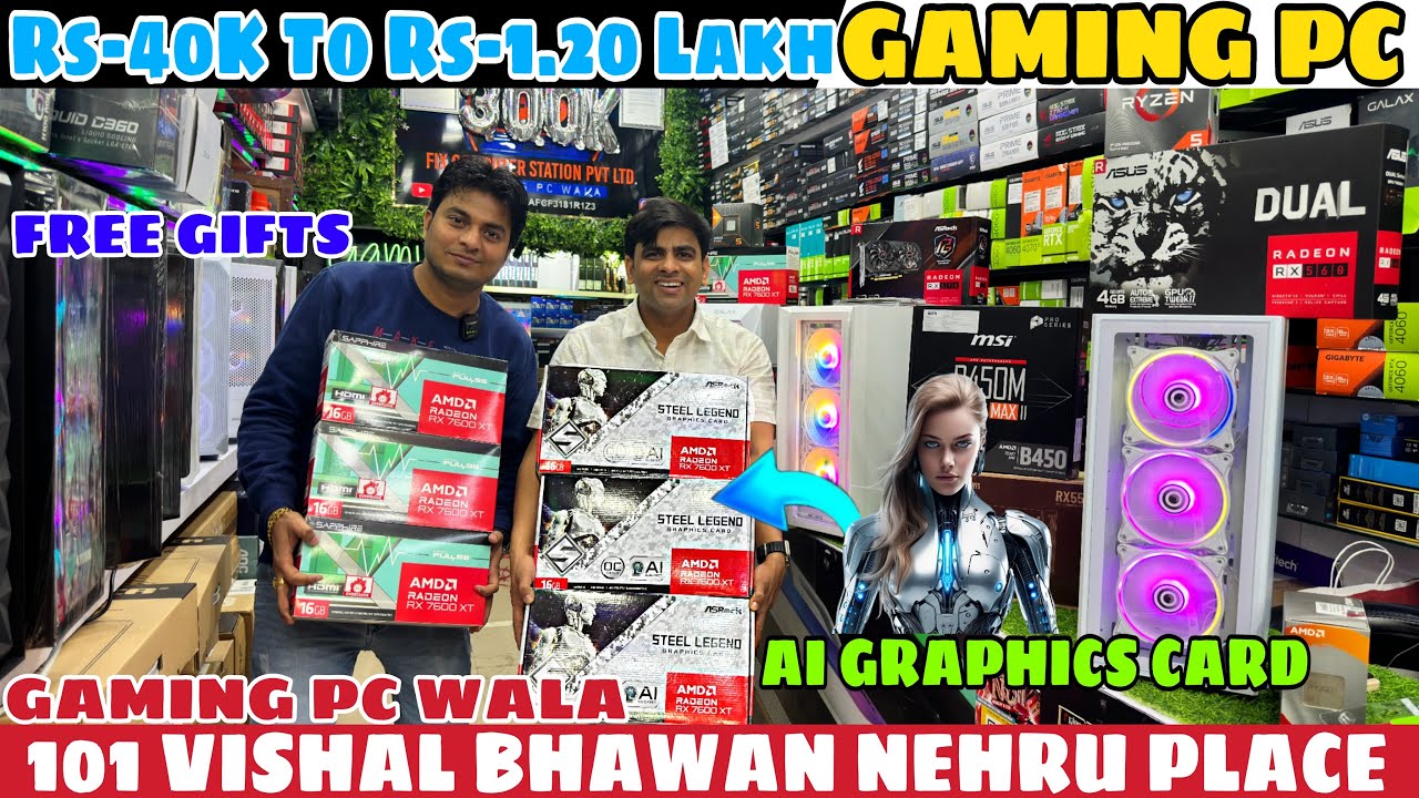Best Budget Gaming Pc Rs40k To 1.20 Lakh | Gaming Pc Wala | Nehru Place Computer Market | Best ...