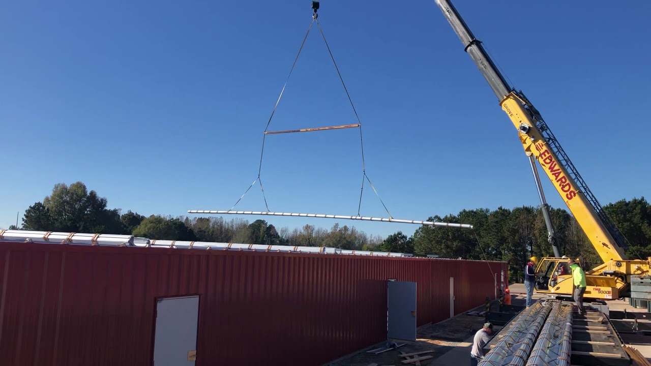 The safest way to upload long sheet metal - YouTube