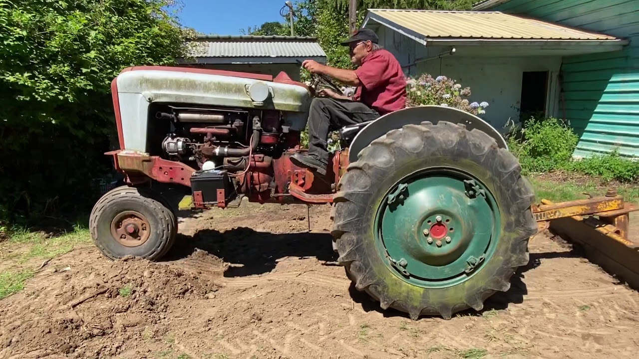 The old 58 ford tractor!! - YouTube