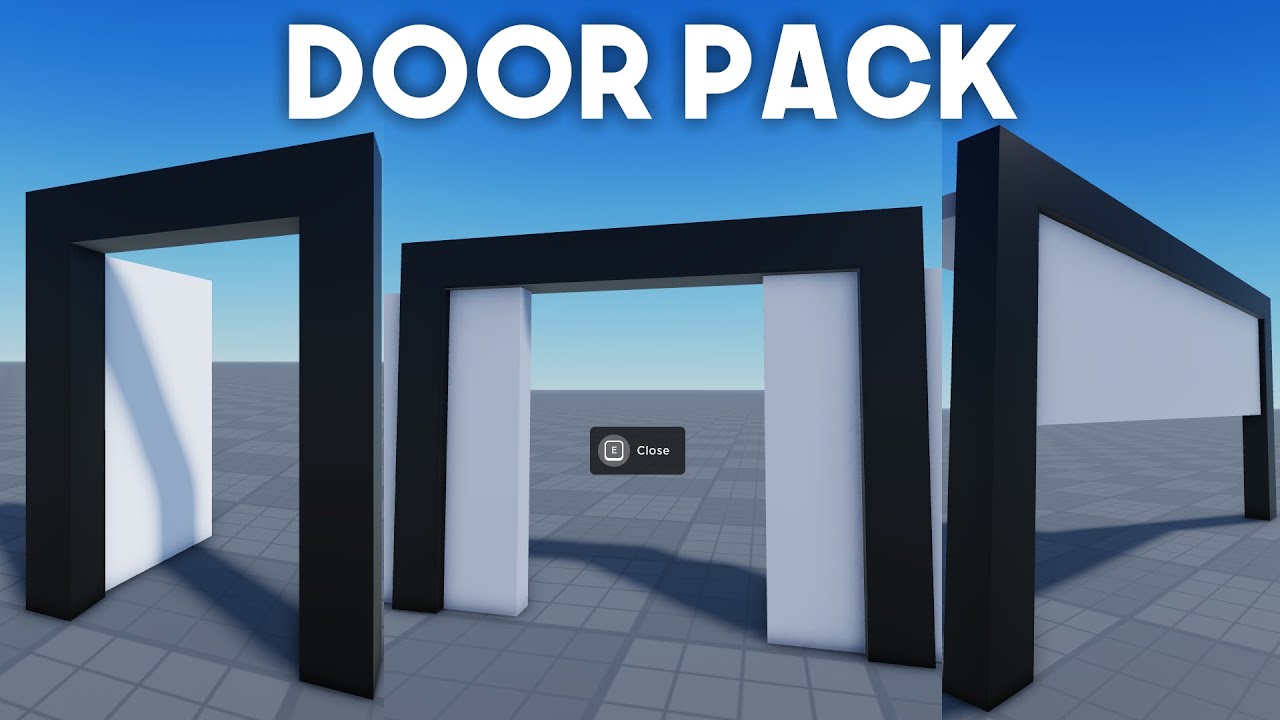 ROBLOX DEV - FREE Door Pack - YouTube