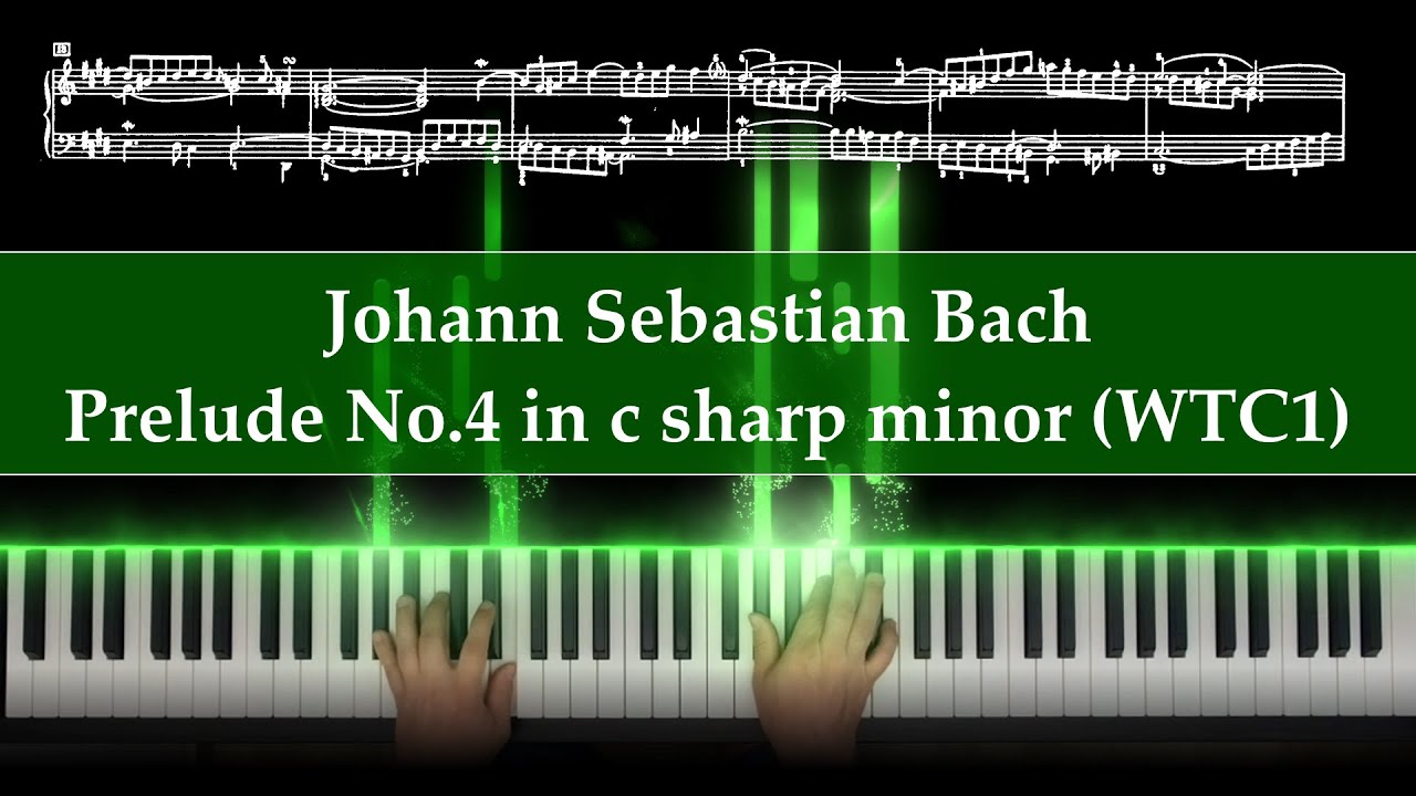 J.S.Bach - Prelude No.4 in c sharp minor from WTC1 - YouTube