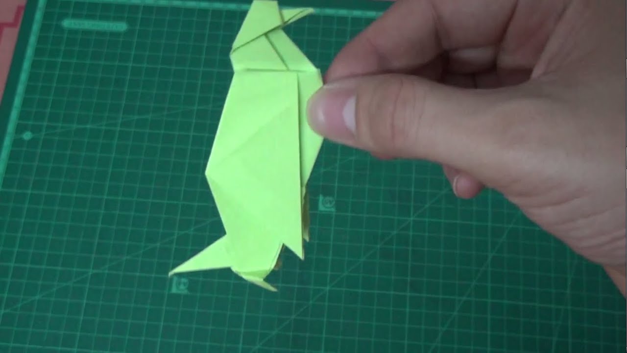 Origami Penguin - YouTube