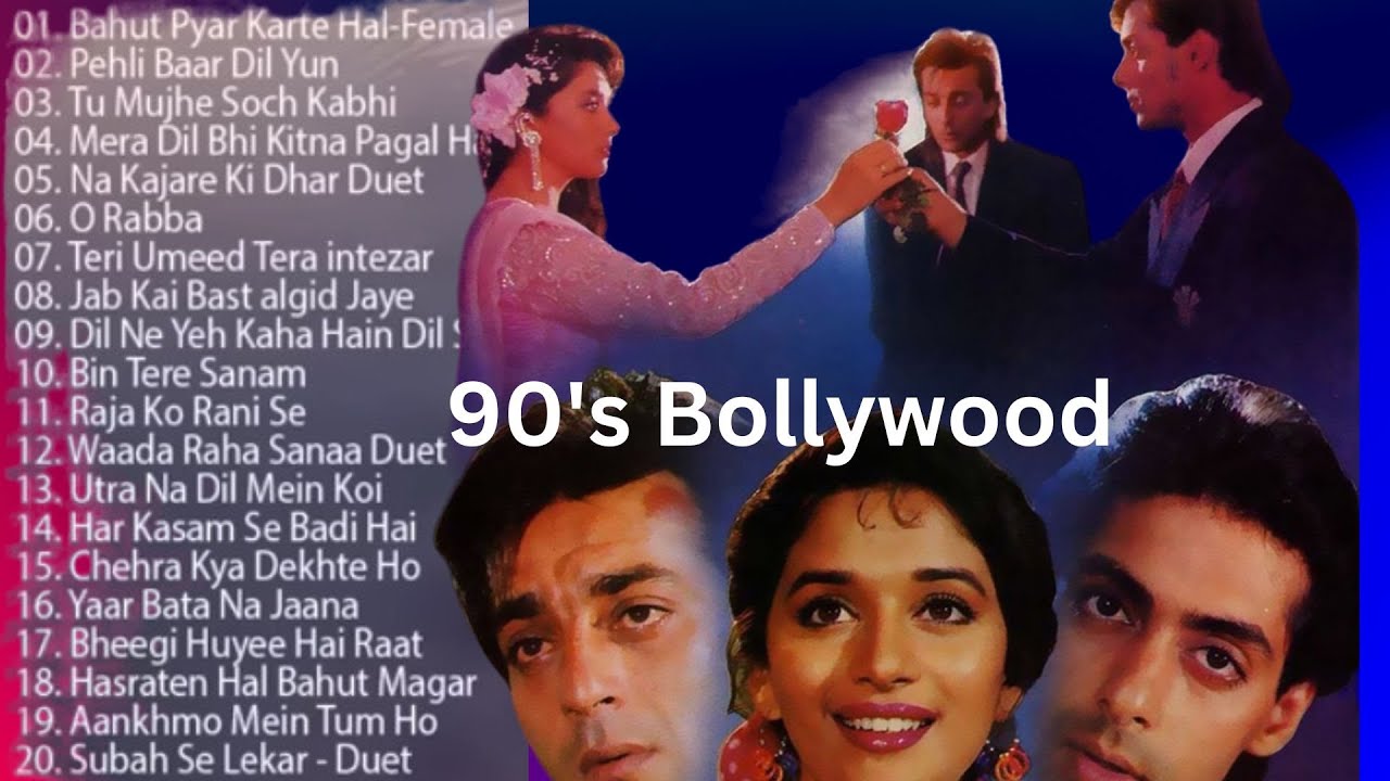90'S Romantic Love Songs Superhit Hindi Songs Udit Narayan Alka Yagnik ...