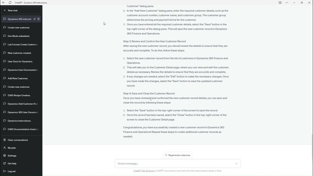 Training Chat GPT to create Step-by-step User Training Documentation ...