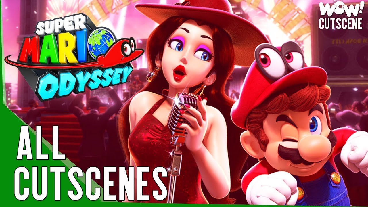 Super Mario Odyssey - ALL CUTSCENES - YouTube