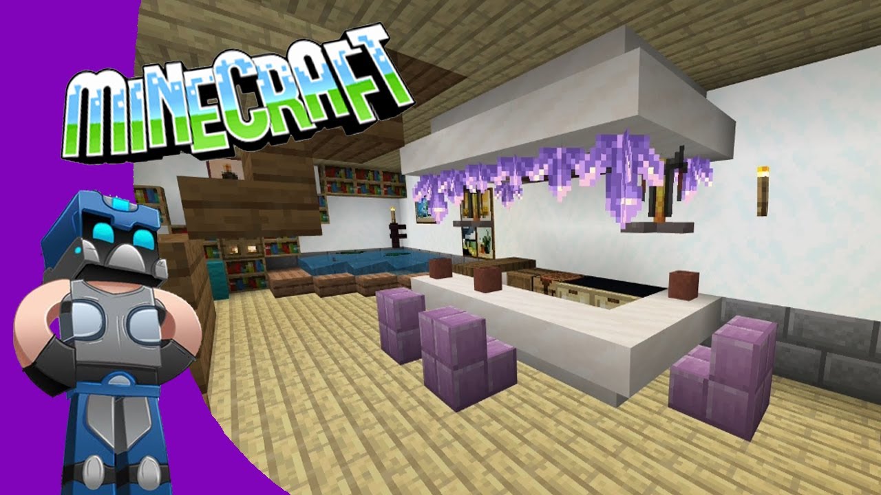 Minecraft: Como hacer Bar Decoracion Tutorial - YouTube