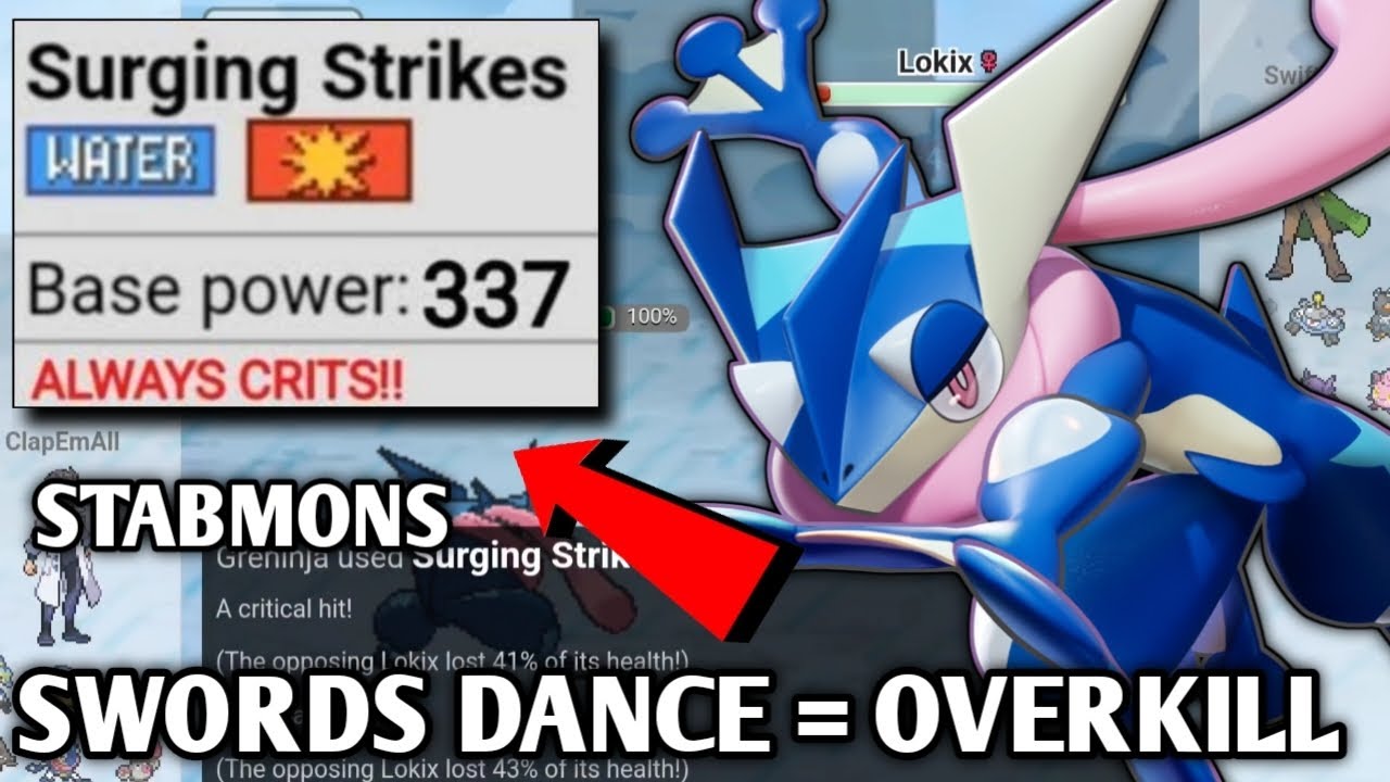 "SURGING STRIKES + SWORDS DANCE" GRENINJA IS BROKEN IN STABMONS ...