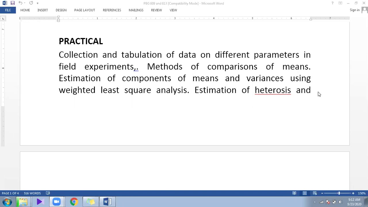 Collection and tabulation of data in Agricultural Sciences for ...