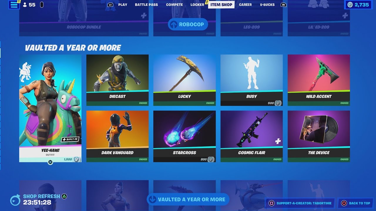 ONE OF THE RAREST ITEM SHOPS IN THE HISTORY OF FORTNITE! (Vaulted A ...