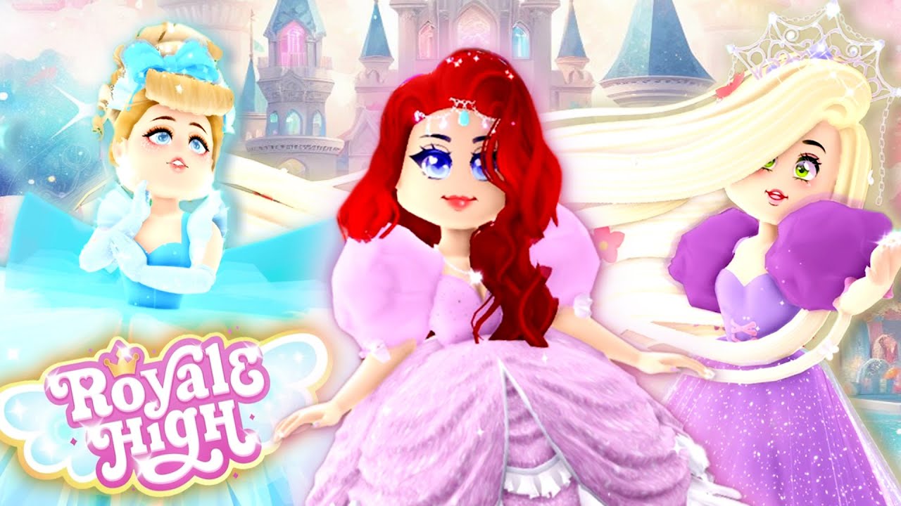 ¡Princesas Disney en Royale High School! 👸 🏰 #Roblox - YouTube