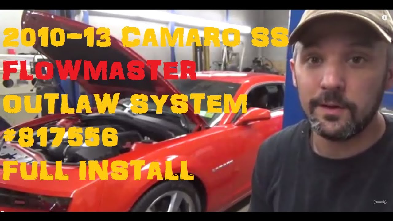 2010 - 2013 Camaro SS Flowmaster Outlaw System 817556 Full Install ...