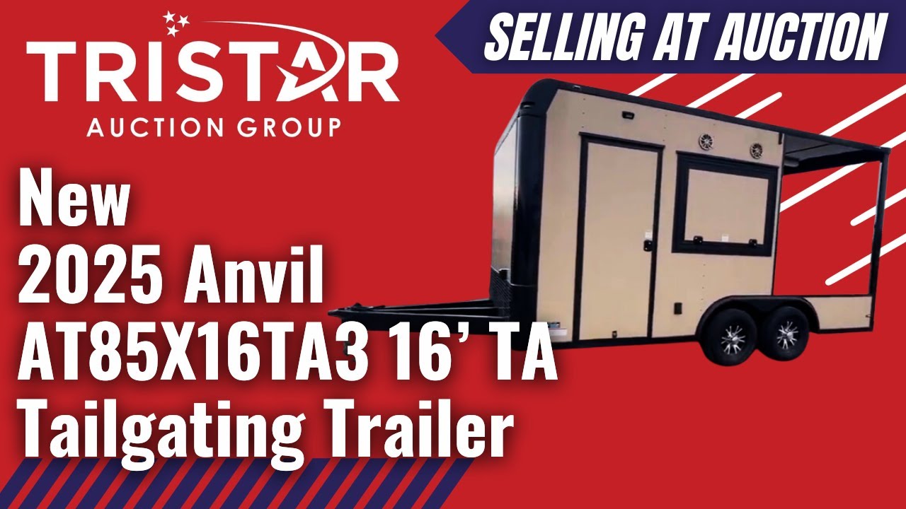 New 2025 Anvil AT85X16TA3 16’ TA Tailgating Trailer (5626) - Selling at ...