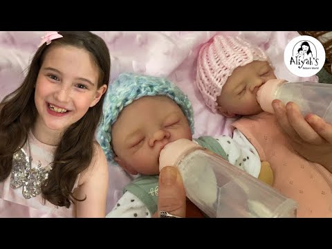 * SILICONE BABY BOX OPENING * PREEMIE BOY / GIRL TWINS