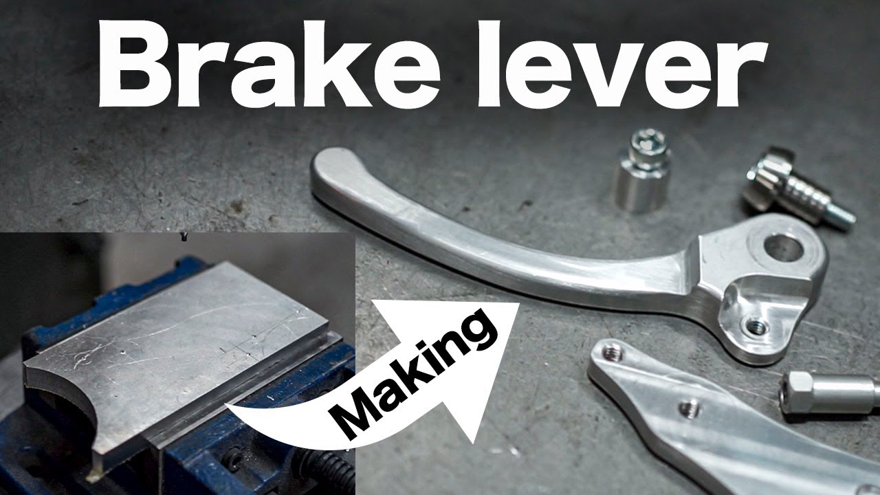 Left hand brake system 左手ブレーキの製作 - YouTube