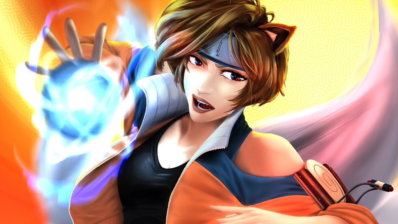 IMAGINANDO UMA SKIN DE NARUTO PARA AHRI DO LOL | Speedpaint 010 - YouTube