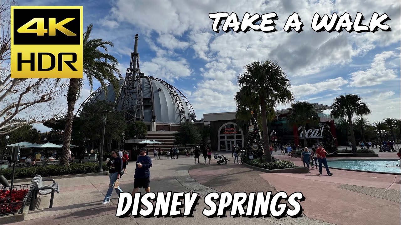 Disney Springs - Walking Tour (4K) - YouTube
