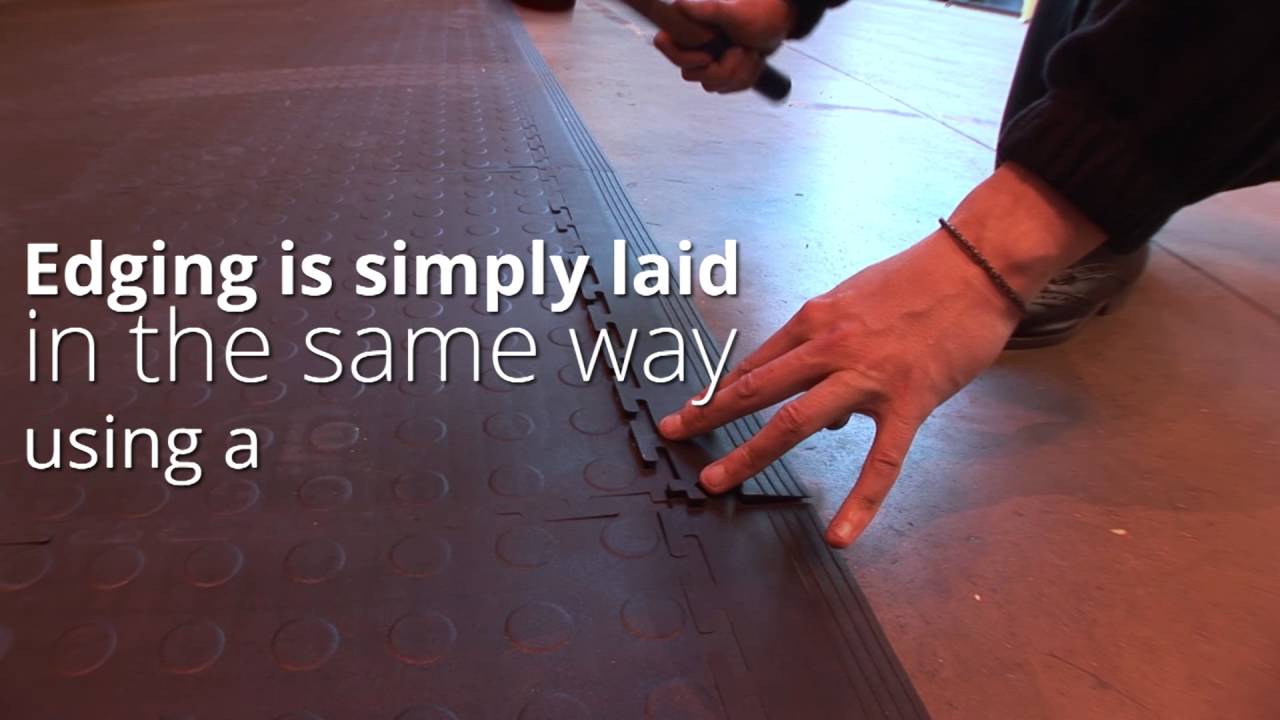 Tough Lock Eco Interlocking Floor Tiles - YouTube