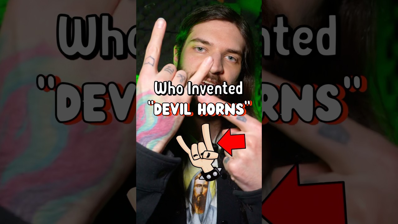 Who Invented The ‘’Devil Horns’’? - YouTube