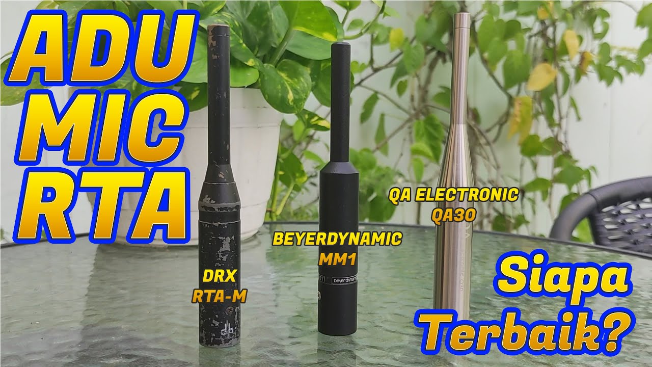 COMPARE MIC RTA | BEYERDYNAMIC MM1 VS QA ELECTRONIC Q30 VS DBX RTA-M ...