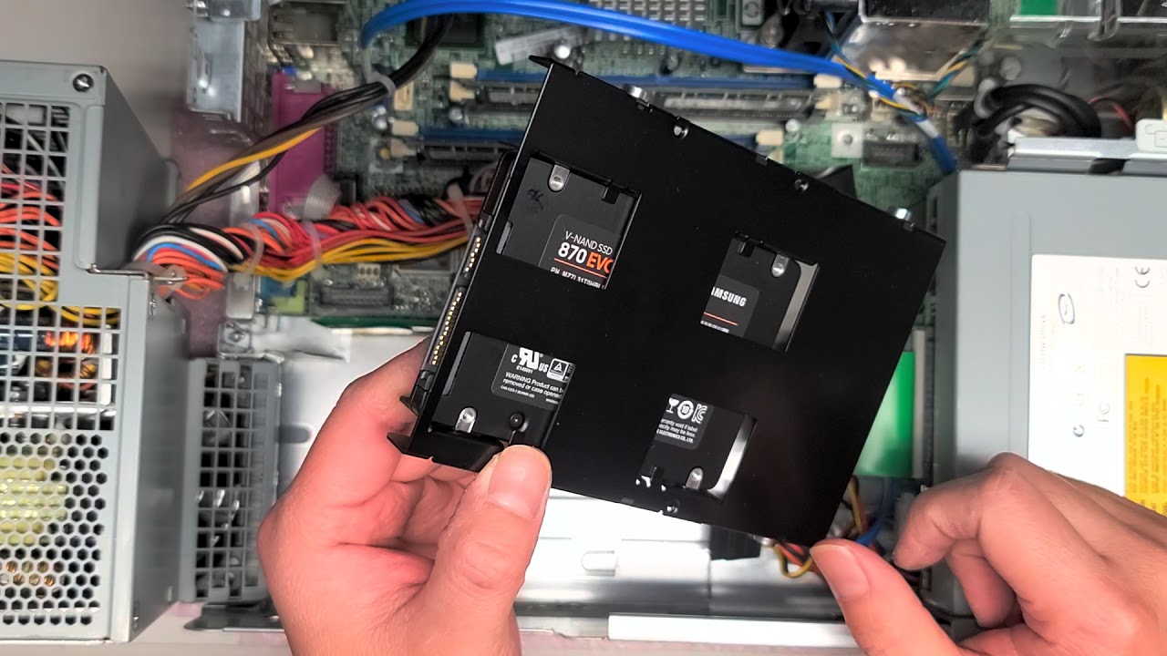 HP Compaq dc7100 SFF Disassembly SSD Hard Drive Upgrade Repair ...