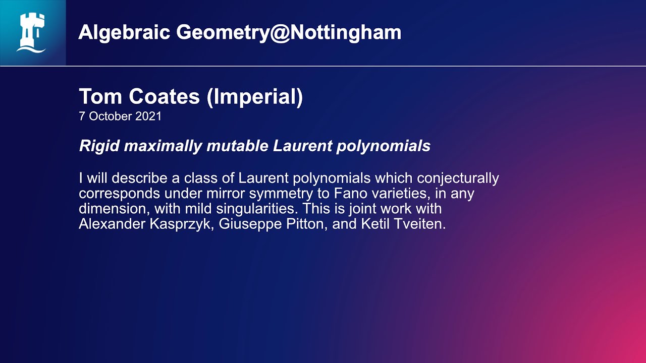 Tom Coates (Imperial) - YouTube