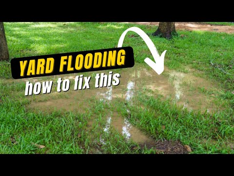 Flooded Yard Causes Major Problems Complete Yard Drain System - How to ...