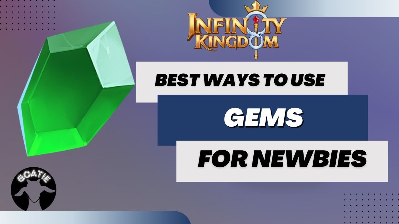 Infinity Kingdom - Best ways to use gems! Explained - YouTube