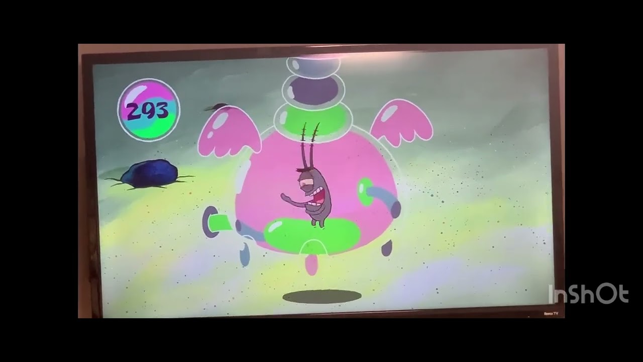 SpongeBob SquarePants Plankton Got Stepped By Larry - YouTube