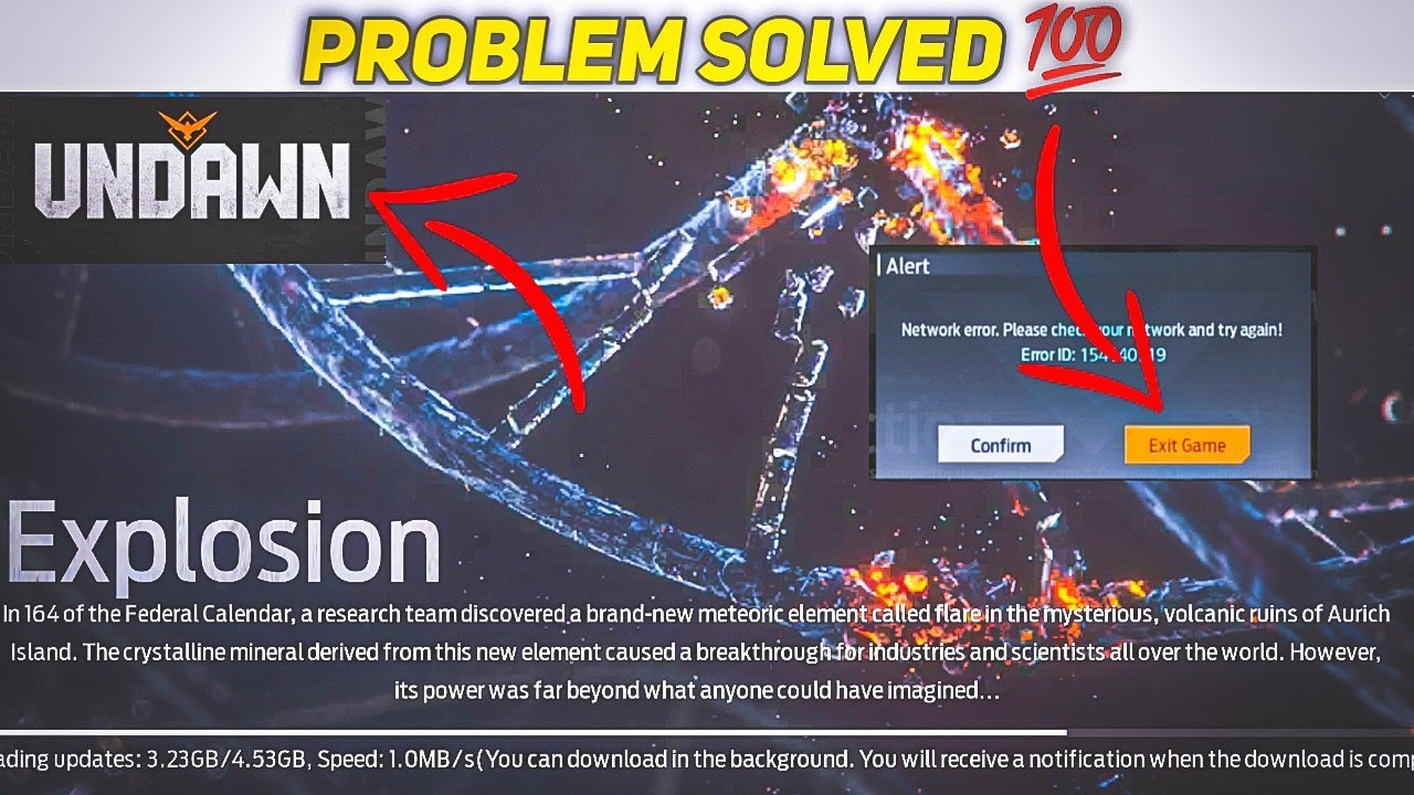 undawn game open problem | Server Problem | UNDAWN KAISE CHALU KARE ...