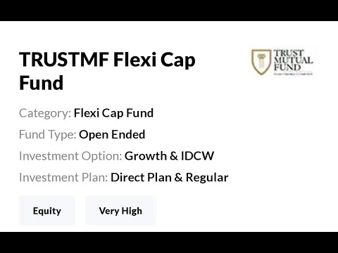 TRUST MF Flexi Cap Fund NFO info - YouTube