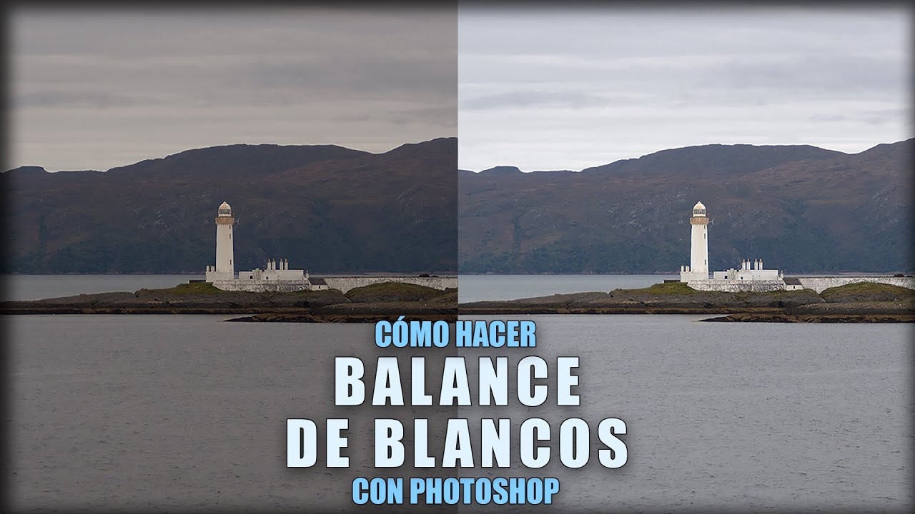 Cómo hacer Balance de Blancos con Photoshop - YouTube
