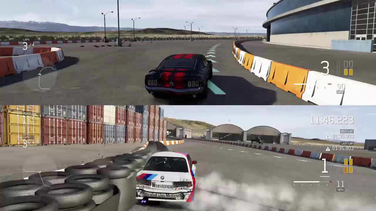 forza 6 split screen co op drift - YouTube