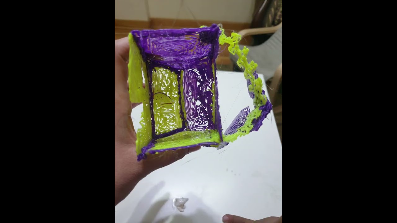 My first 3D pen creation - YouTube