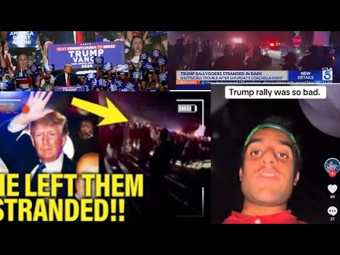 Trump Leaves OWN Supporters STRANDED at Coachella Speech #mtn - YouTube