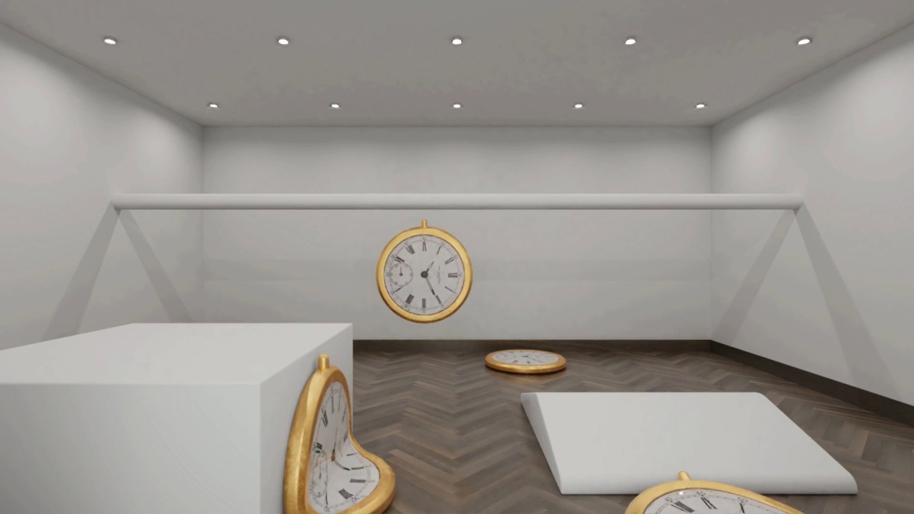 The persistence of memory (3D art) - YouTube