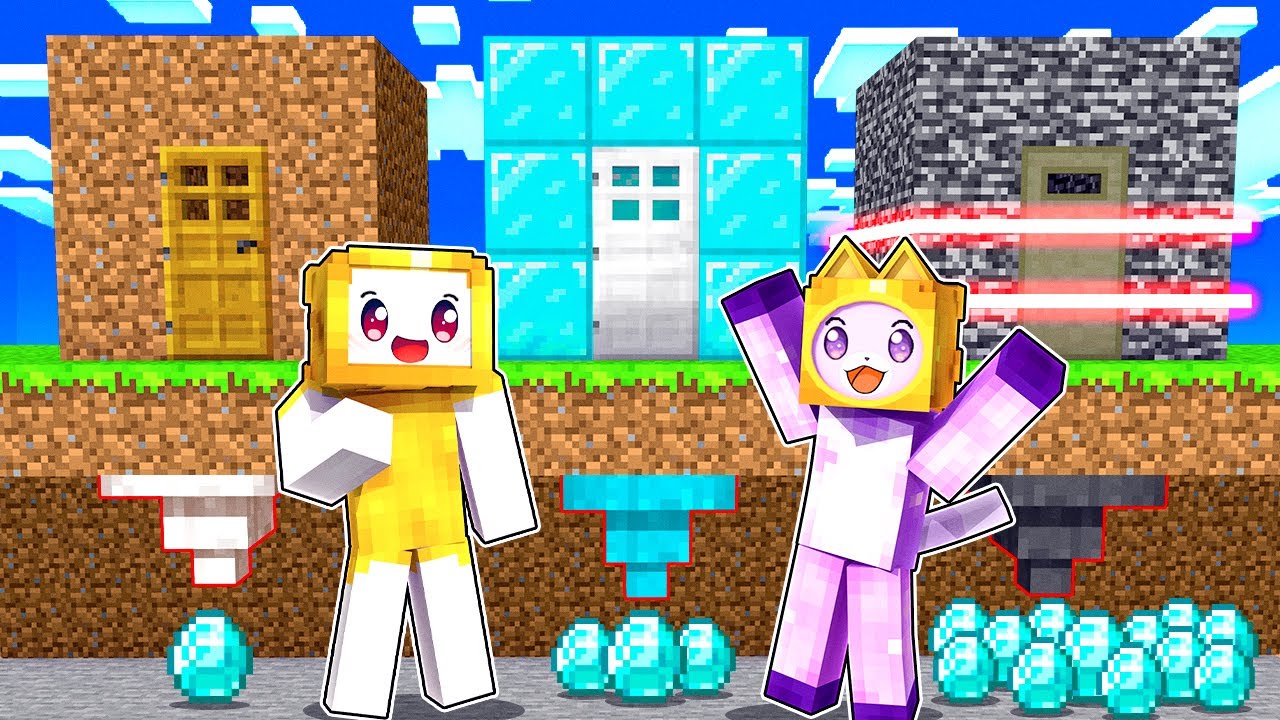 4 WAYS TO STEAL DIAMONDS In MINECRAFT! (LANKYBOX) - YouTube