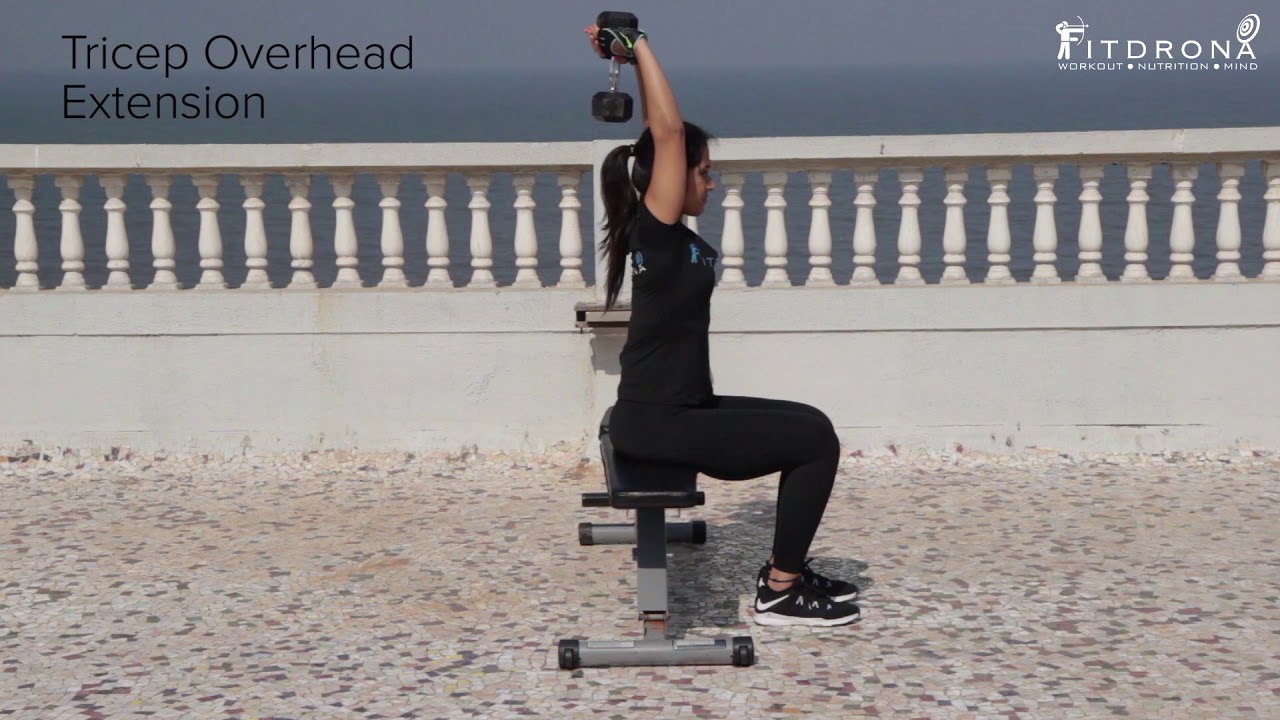 Tricep Overhead Extension - YouTube