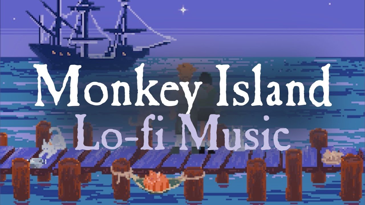 MONKEY ISLAND LO-FI || "Chilling on Mêlée Beach" || Kurolily Twitch ...