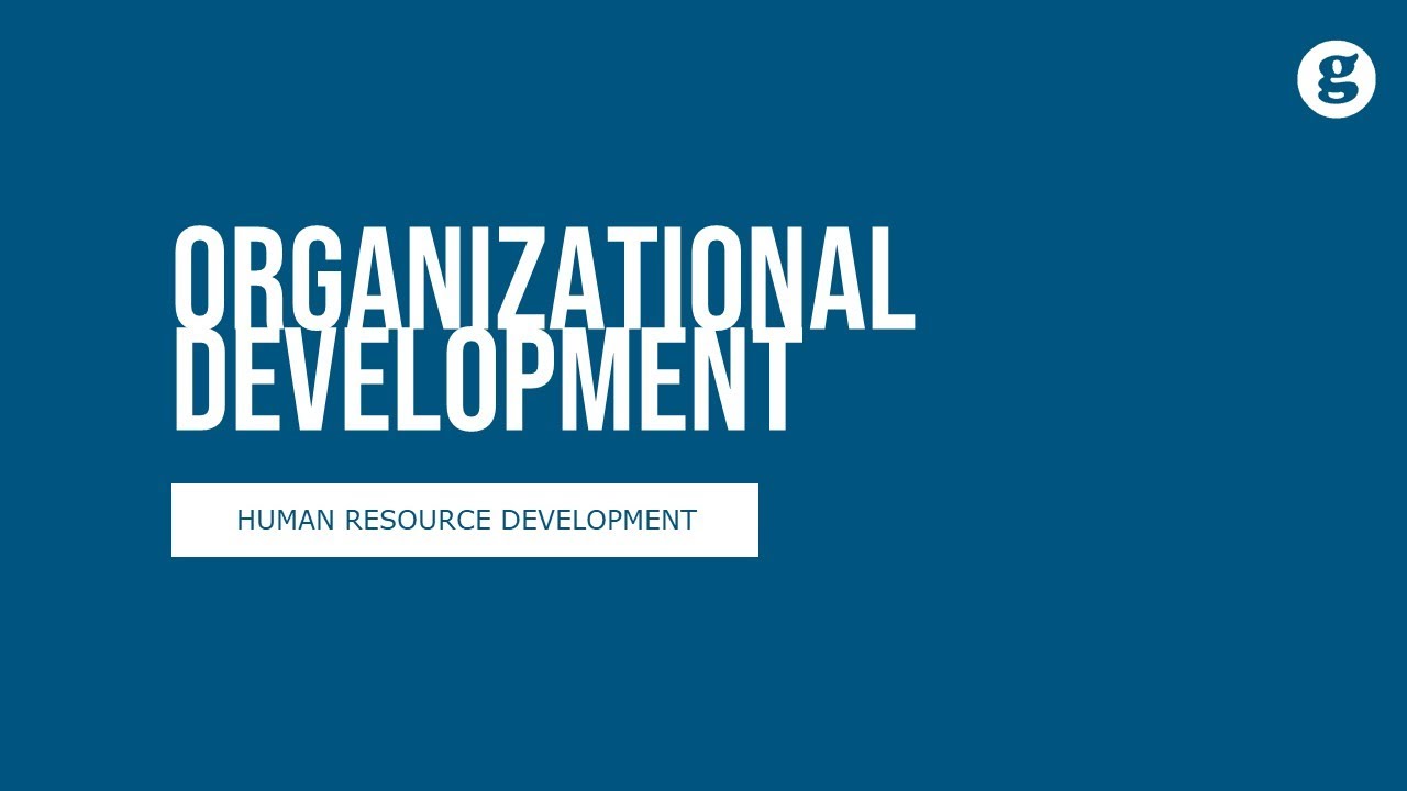Organizational Development and Change - YouTube