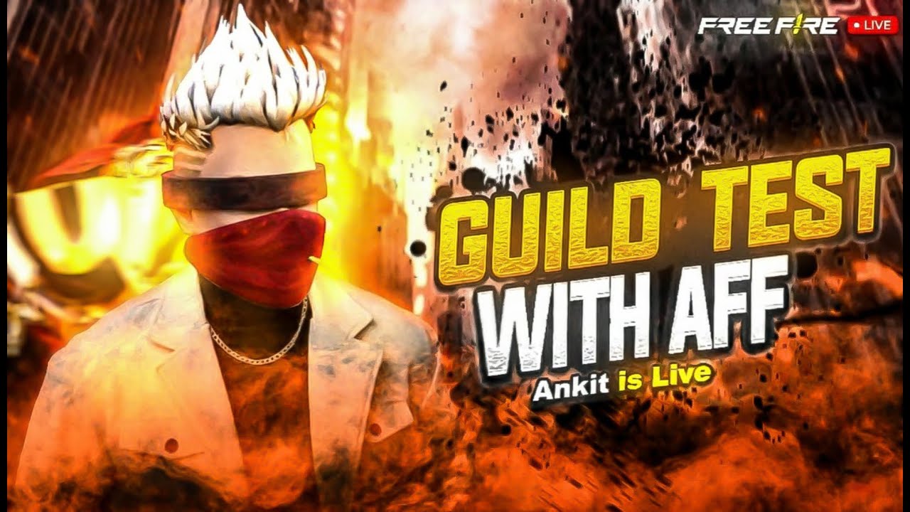 AFF ARMY GUILD TEST 🗿 || FF LIVE GUILD TEST 1 VS 4 || FF LIVE ...