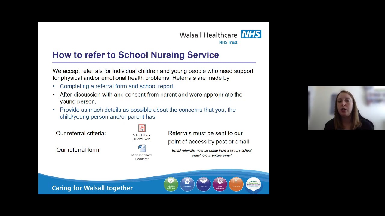 Meet and Connect Session: School Nursing - YouTube
