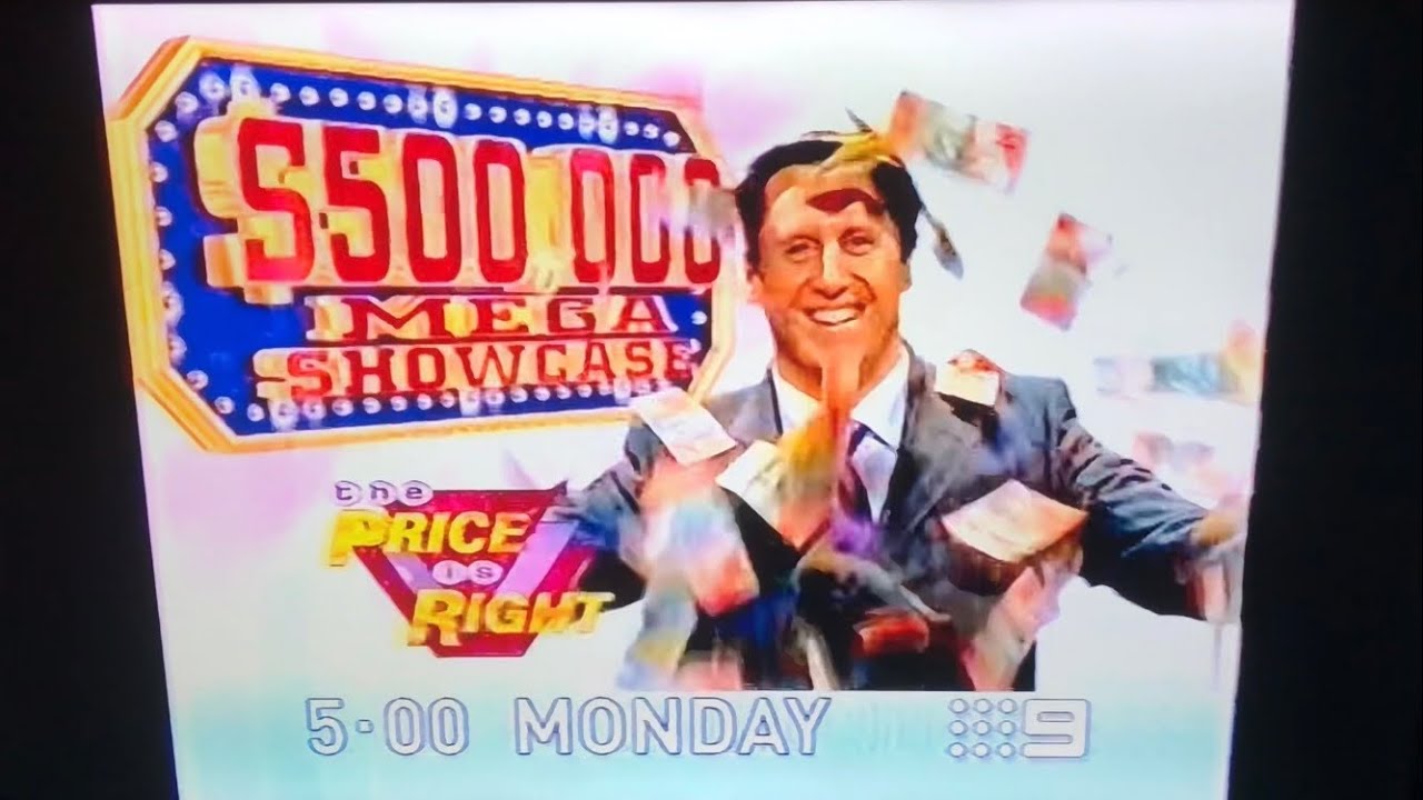 The Price Is Right Australia $500,000 Mega Showcase Promo 2004 - YouTube