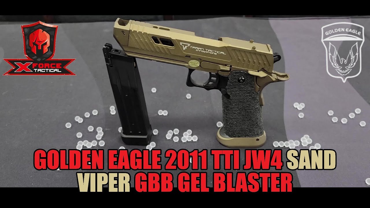 Golden Eagle 2011 TTI JW4 Sand Viper GBB Gel Blaster by X-Force ...