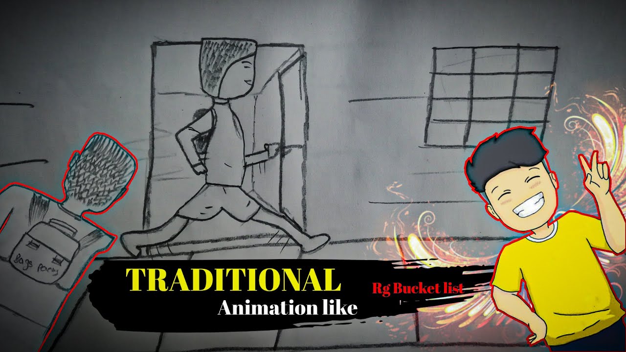 My First Animation //traditional//School Days//Atharrid3r// - YouTube
