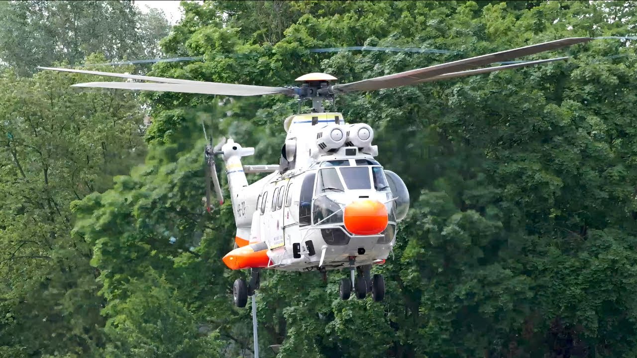 Airbus Helicopters H215 Engine Startup and Takeoff - YouTube