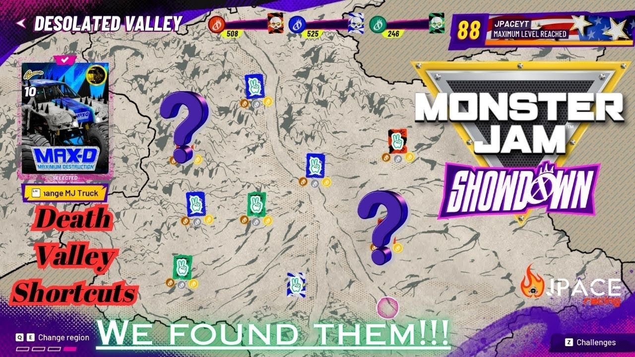 We're Exposing the BEST Death Valley Shortcuts in Monster Jam Showdown ...